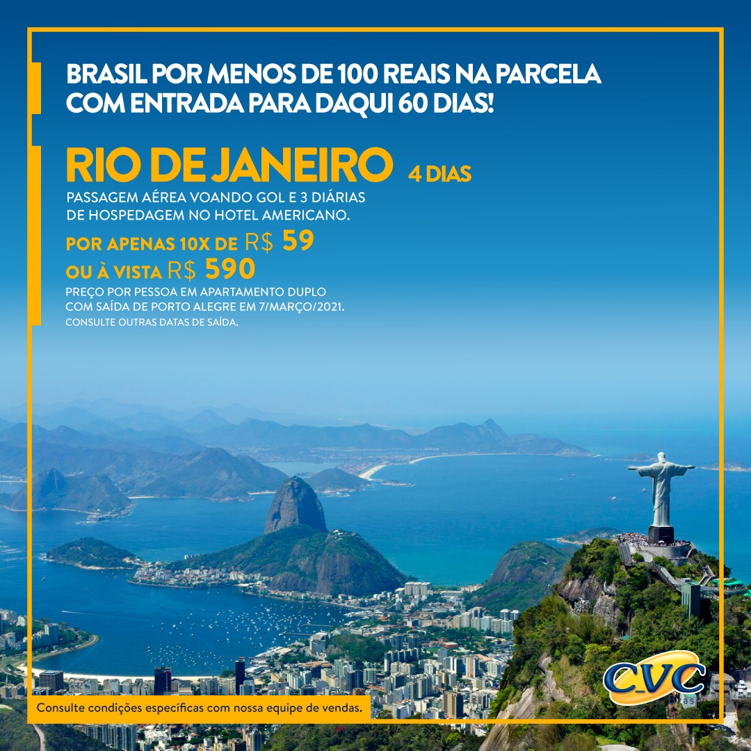 CVC Viagens, sob nova administração, oferece pacotes incríveis para ...
