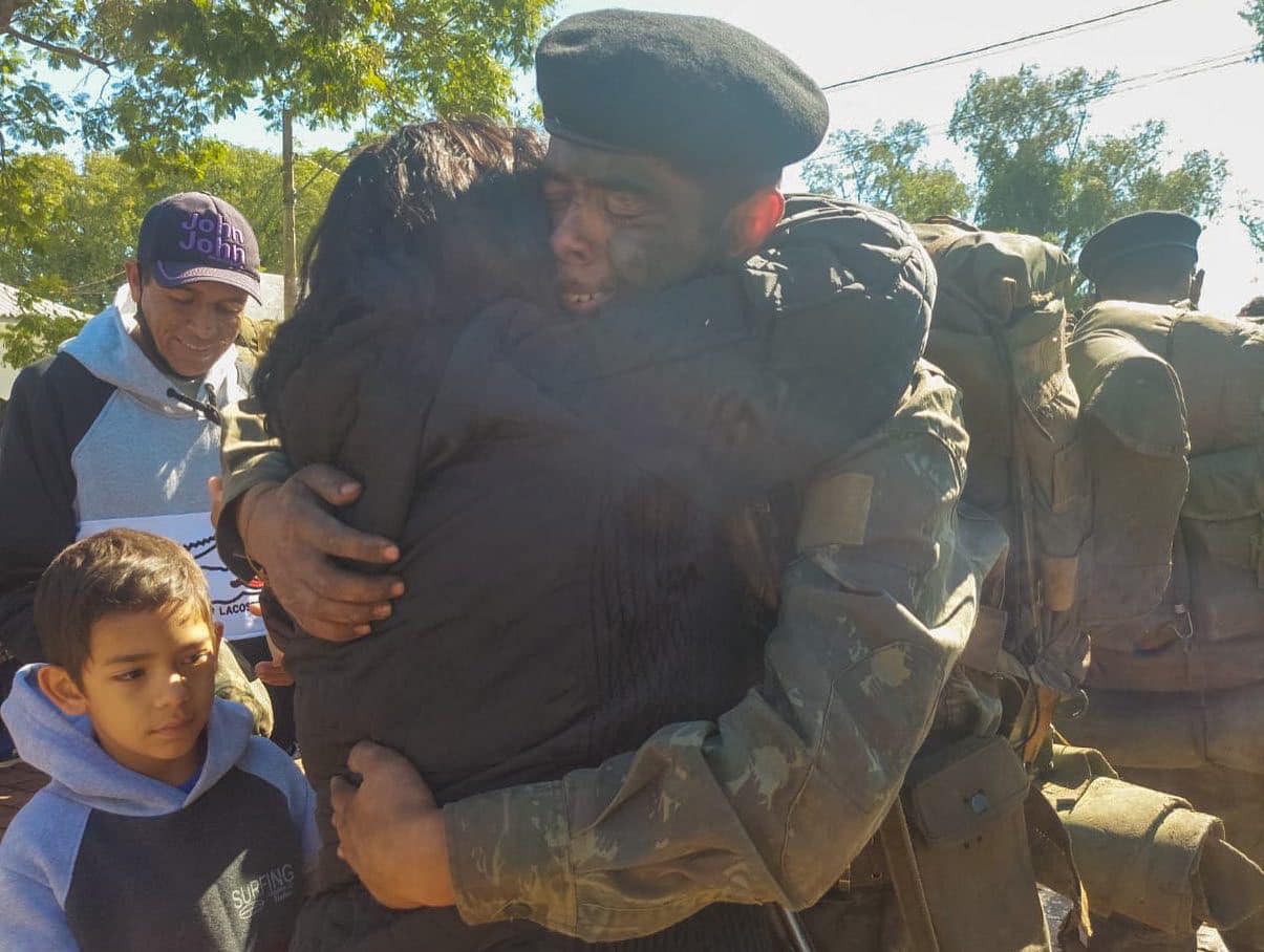 10º B LOG realiza formatura de entrega da Boina Preta