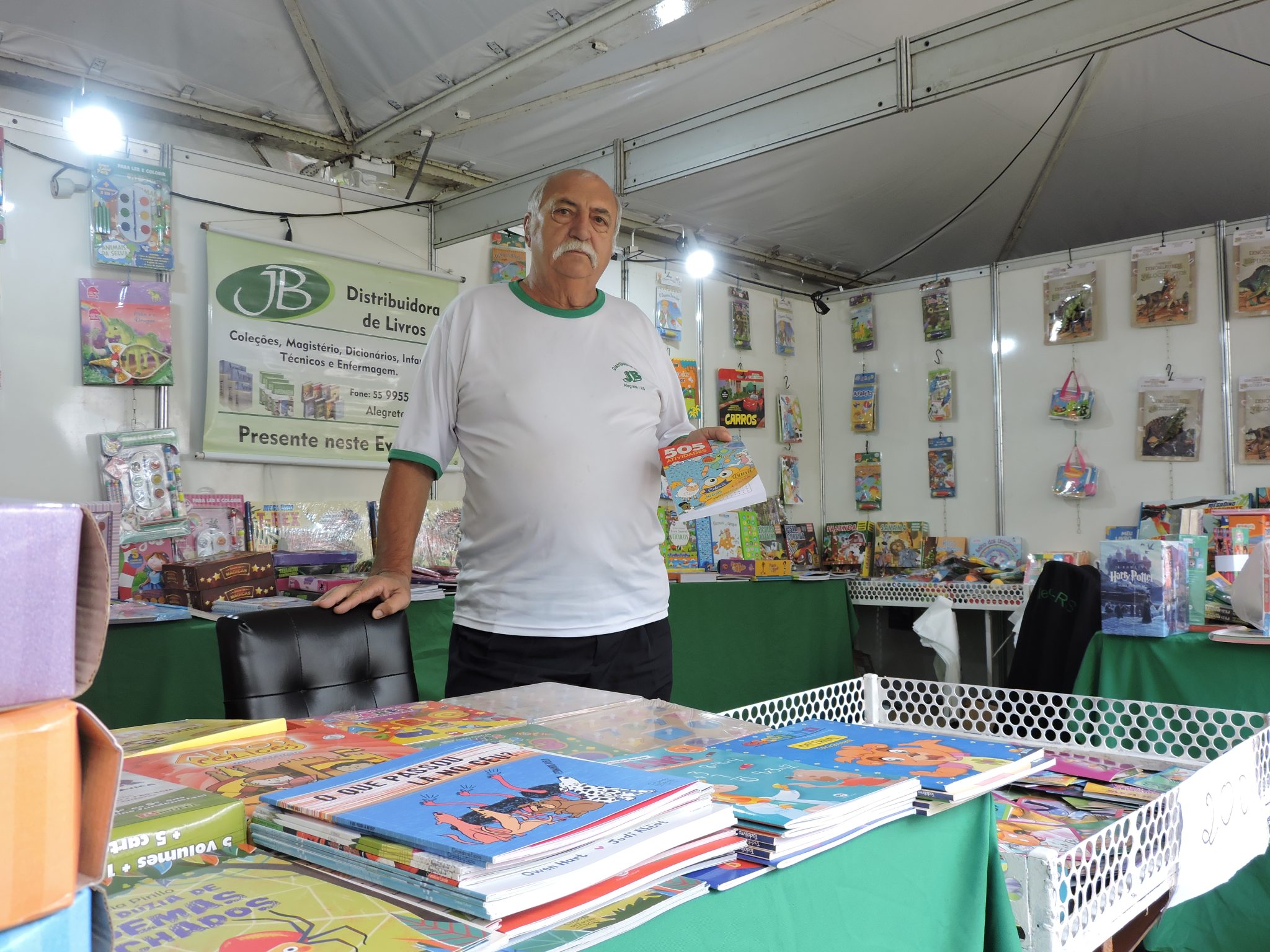 João Tolfo, o mais antigo livreiro de Alegrete