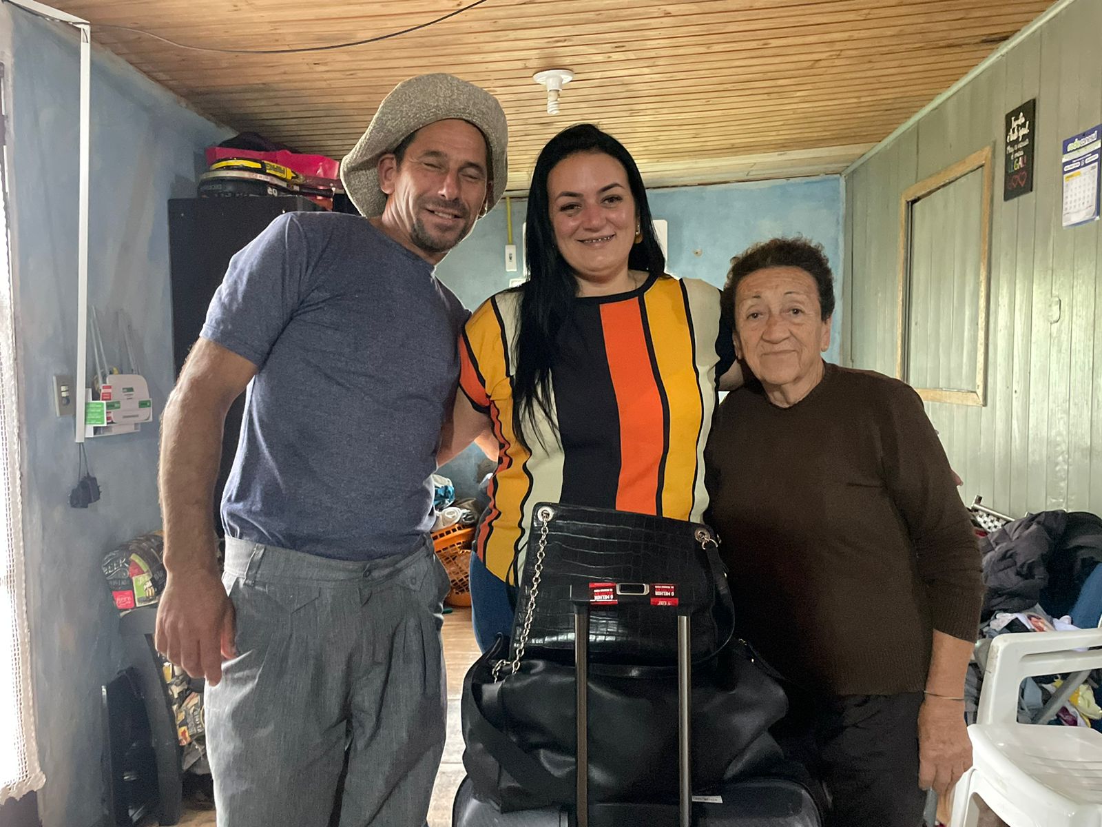 Na Partida para o Rio, Luciane deixou um pedido aos alegretenses e ao ...