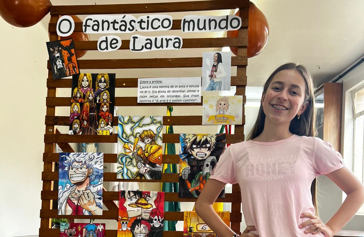Laura Silva, a estudante apaixonada pela arte do desenho em Alegrete