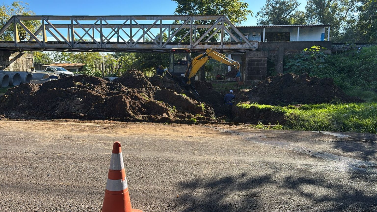 Obras na Avenida Alexandre Lisboa são suspensas temporariamente devido ...