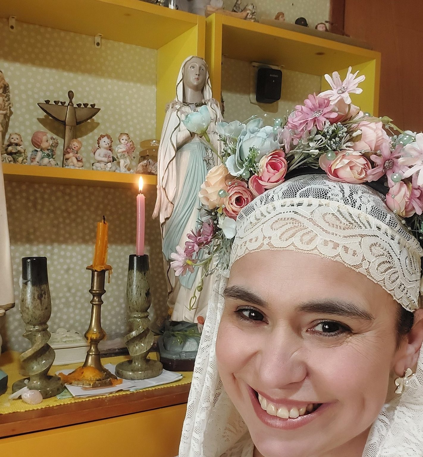 Conhecida como “Menina Santa”, Alexandrina Flores visita Alegrete